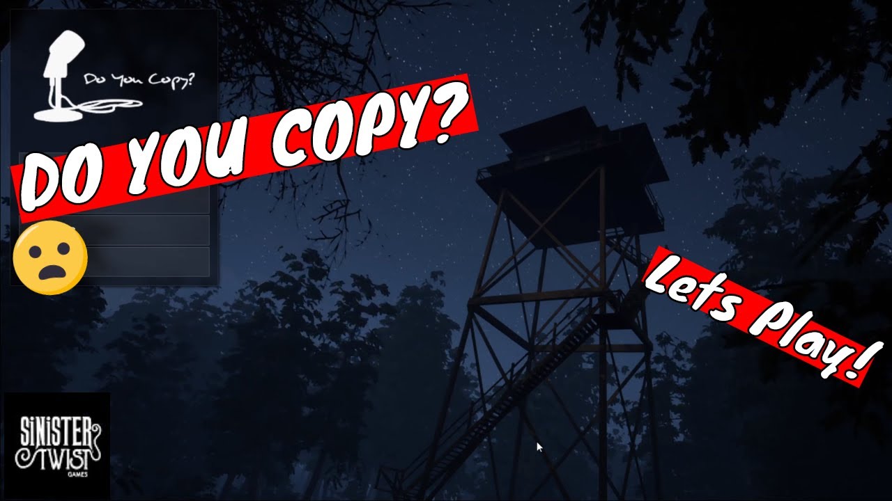 DO YOU COPY?... Alone in a fire tower|Indie horror game - YouTube