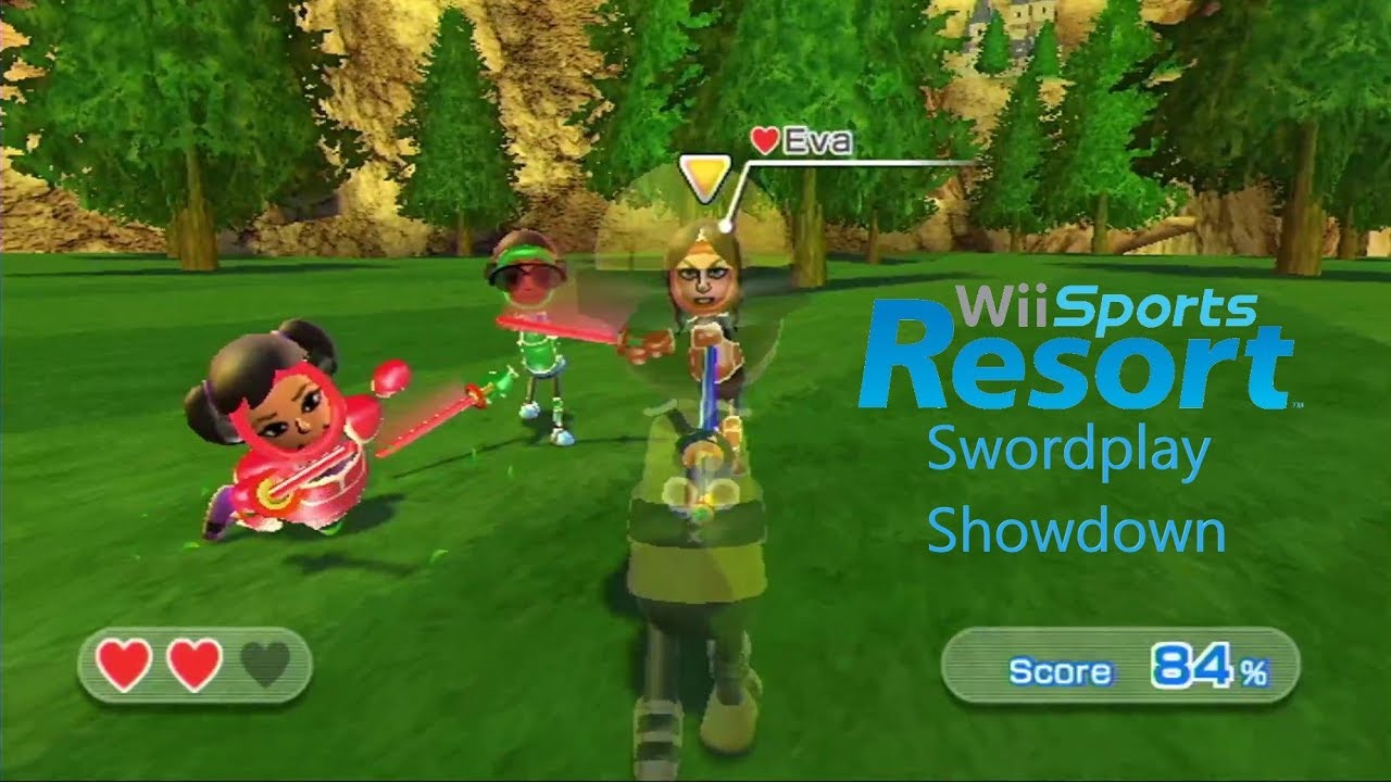 Wii sports Resort Swordplay Showdown Levels 1-10 - YouTube
