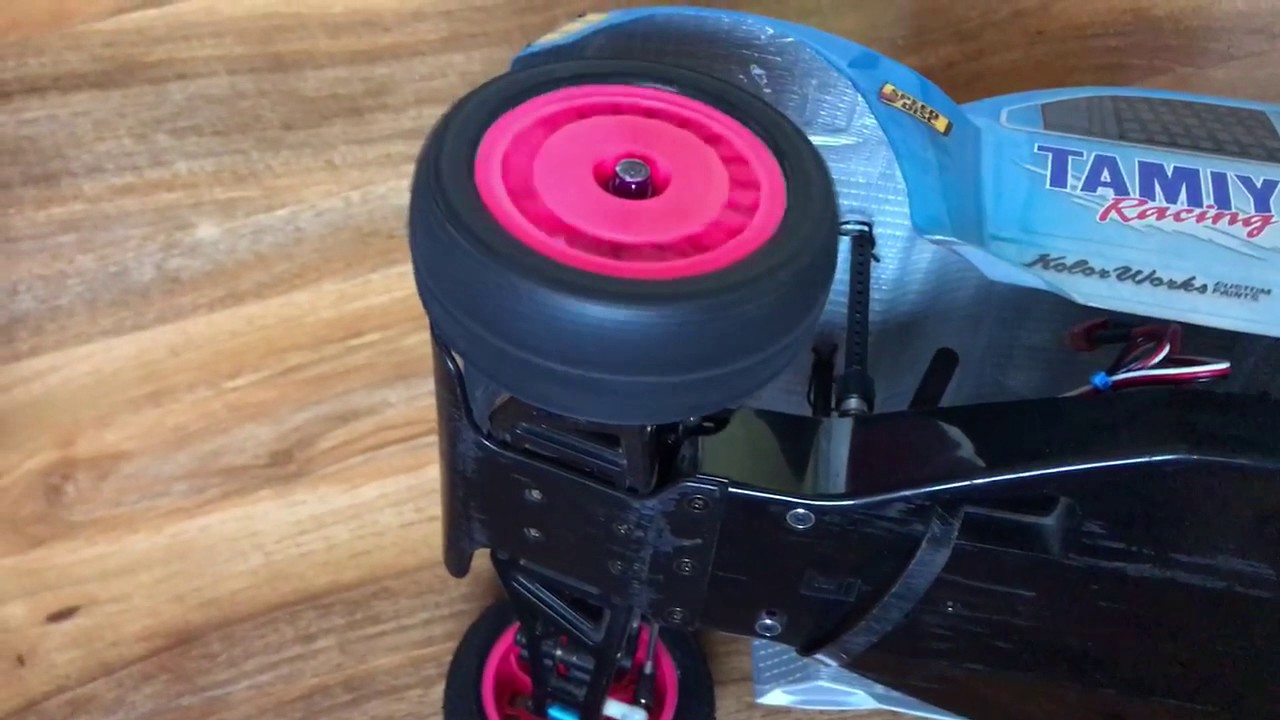 Tamiya DT02 front wheel 12mm hex adapter by GPM - YouTube