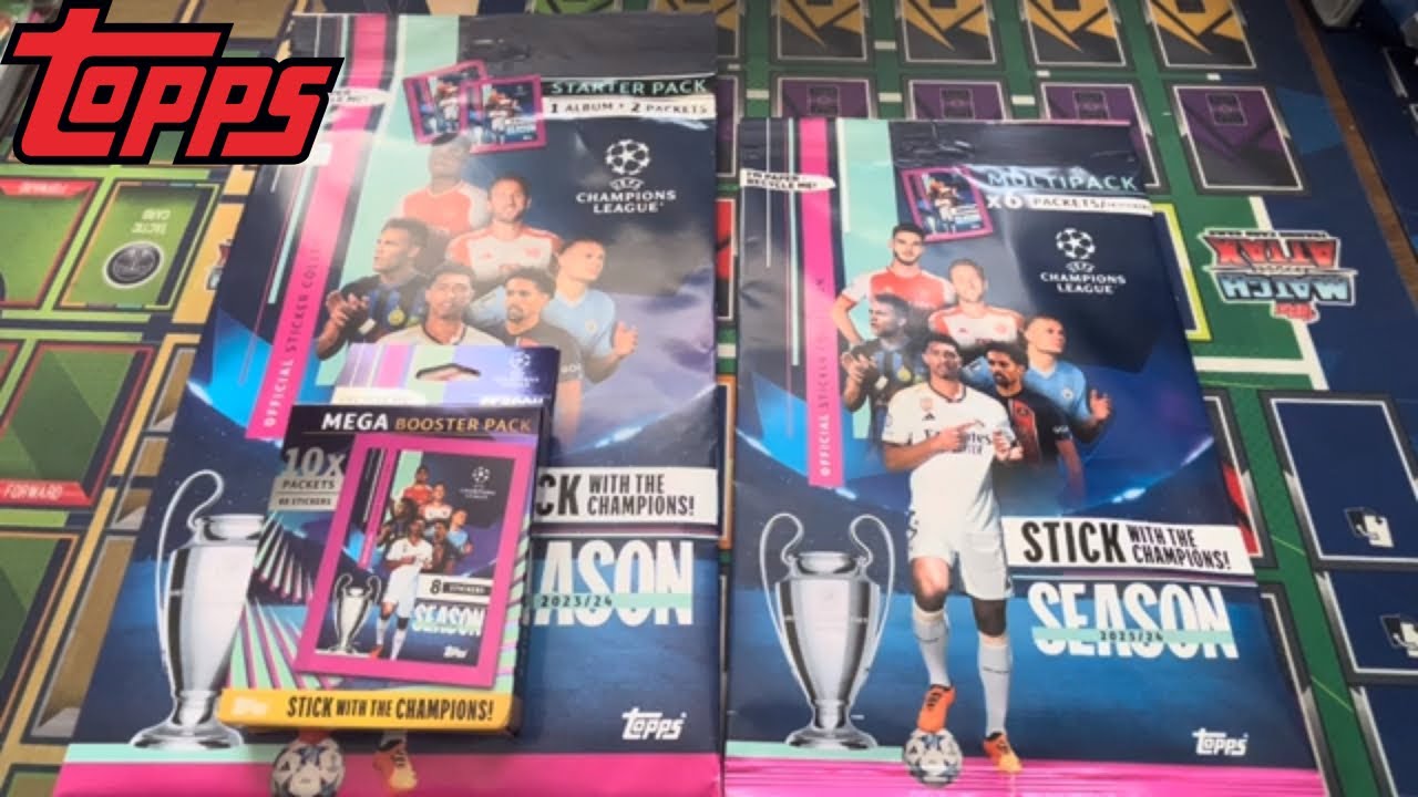 NEW ! UEFA Champions League Stickers 2023/24 - YouTube