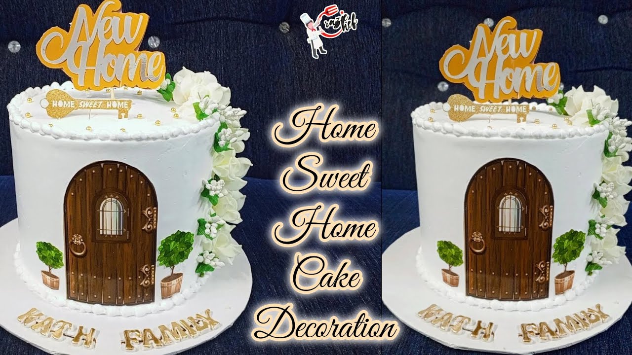 Home 🏡 Cake Decorating ideas | Home Sweet Home Cake Making - YouTube