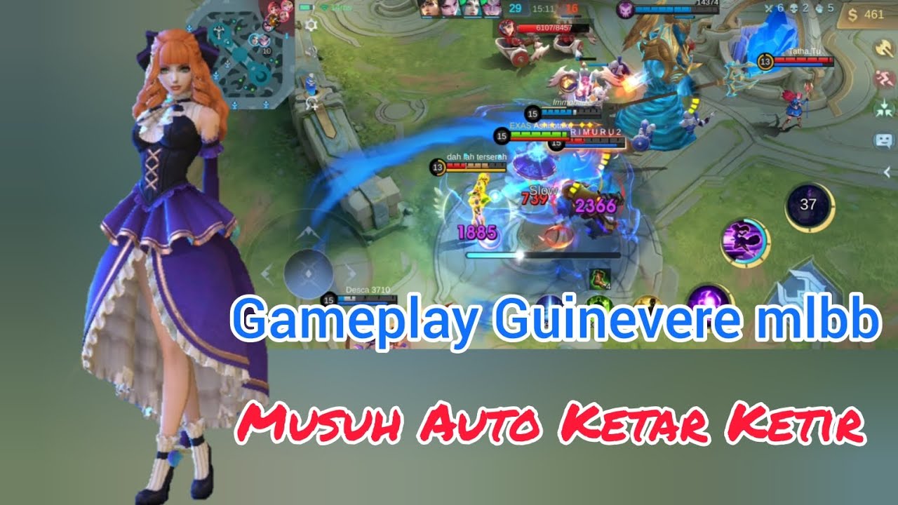 GAME ON Eps 5 : Gameplay Guinevere mlbb Yang Bikin Musuh Auto Salting ...