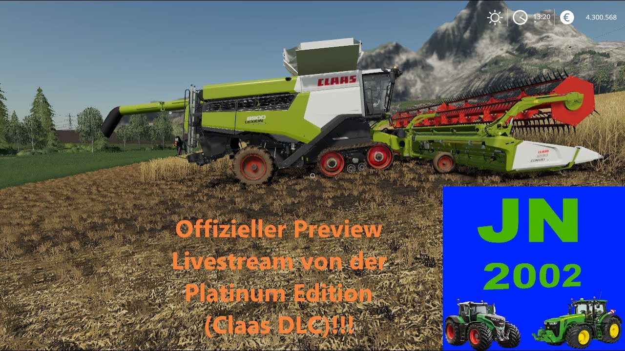 🔴LS19+Die Claas Drescher im Einsatz+Offizielle Preview von der Platinum ...