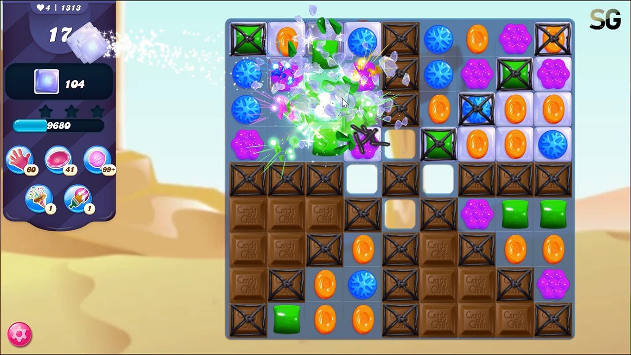 Candy Crush Saga Level 1313 (2021 Version) - YouTube