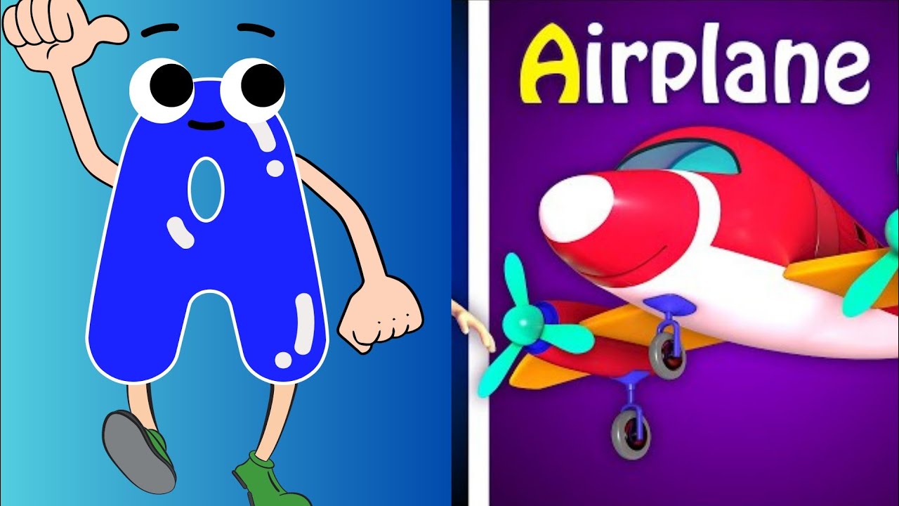 Abc Two words phonics|Abc 2 letters words|nursery rhymes @Kidabay - YouTube