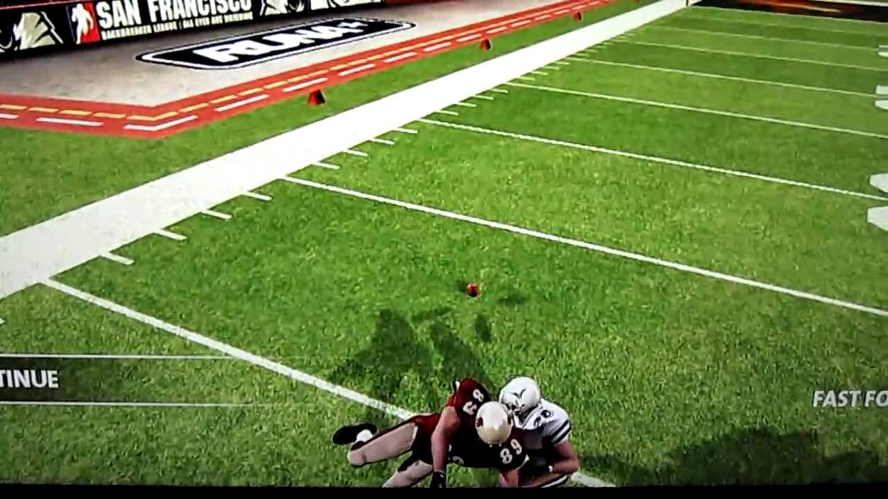 Backbreaker Football Demo Gameplay Pass Interference - YouTube