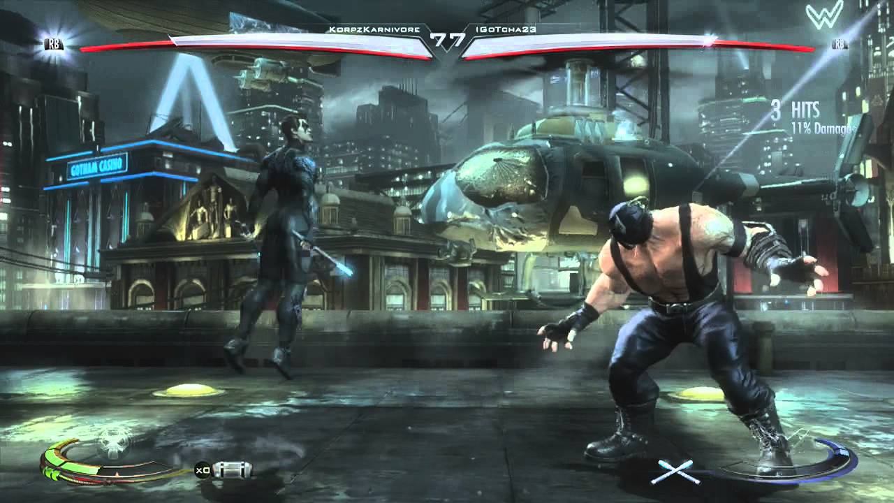 Injustice - Bane VS Nightwing - Online - YouTube