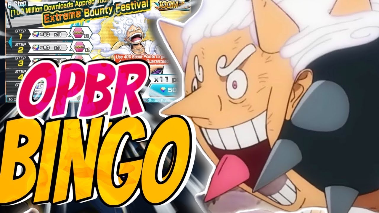 EX GEAR 5 LUFFY ONE PIECE BOUNTY RUSH SUMMON BINGO - YouTube