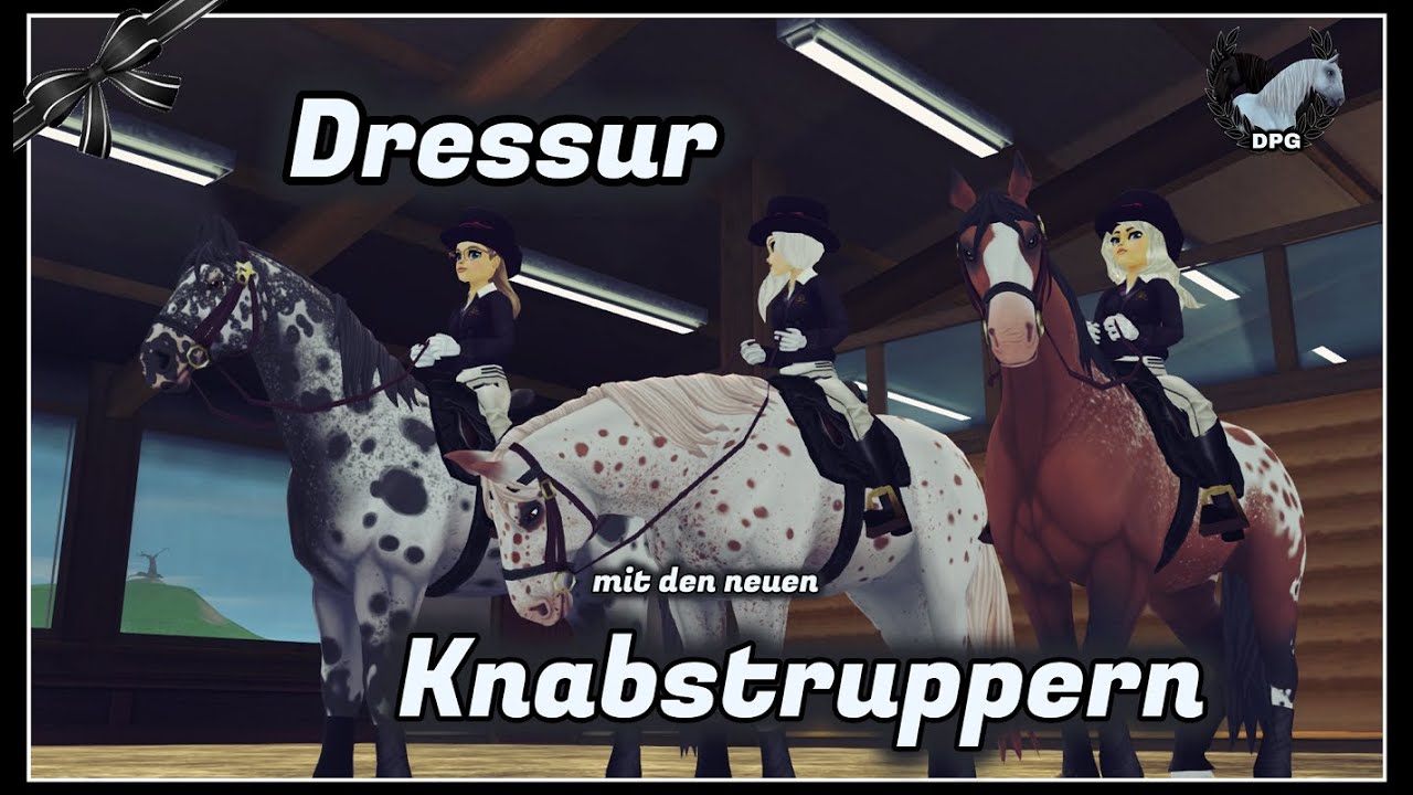 [13+] SSO Dressage with all the new Knabstruppers - YouTube