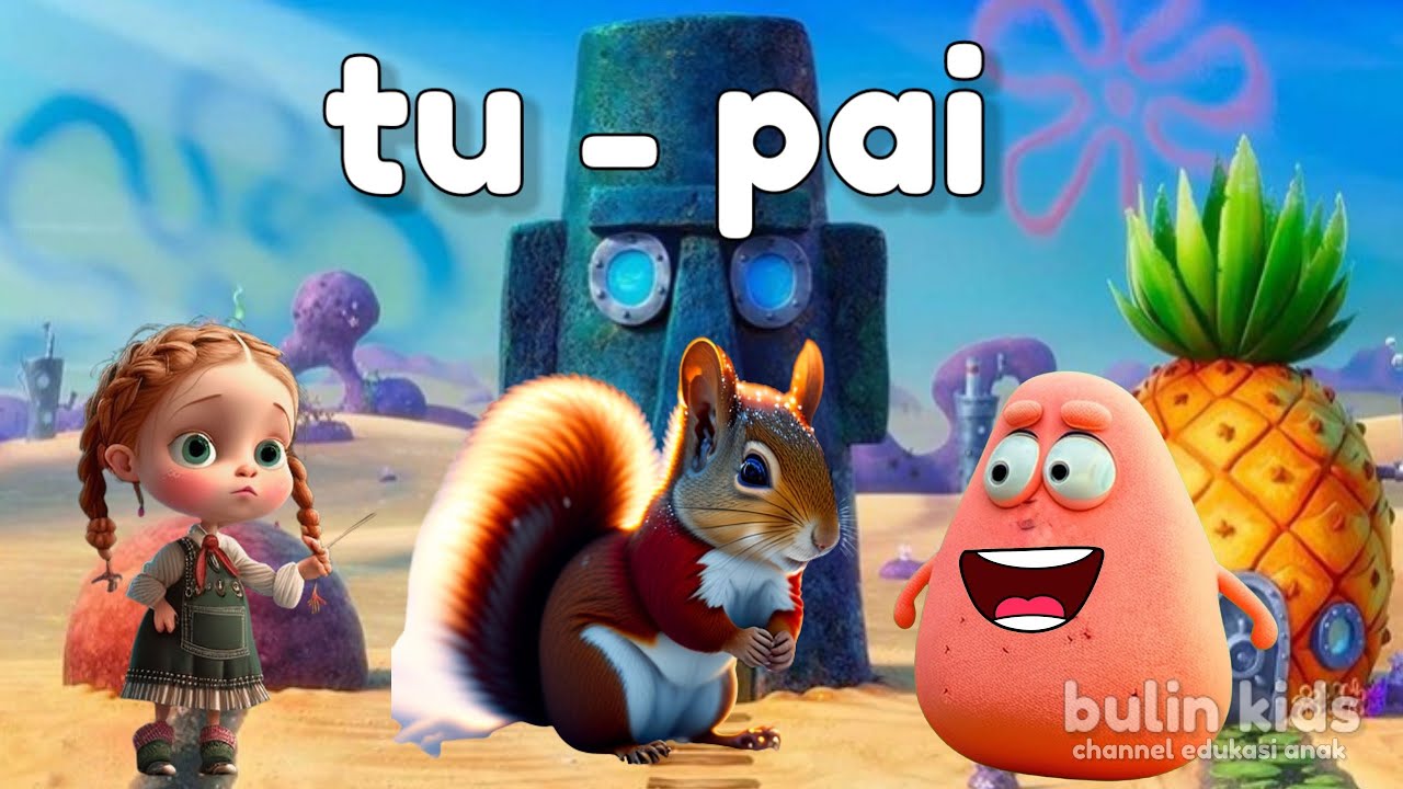 belajar mengenal nama dan suara hewan | bersama Patrick Star - YouTube