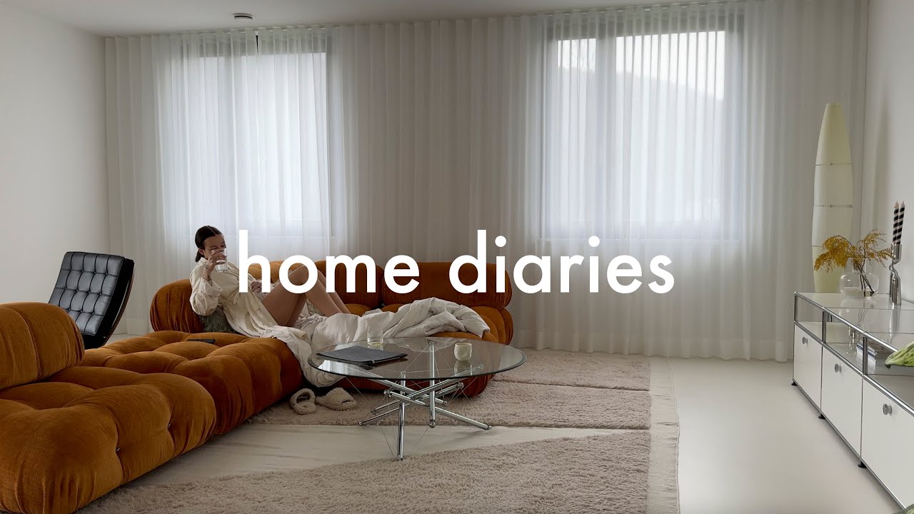 Home Diaries | finally curtains, nursery update, & more - YouTube