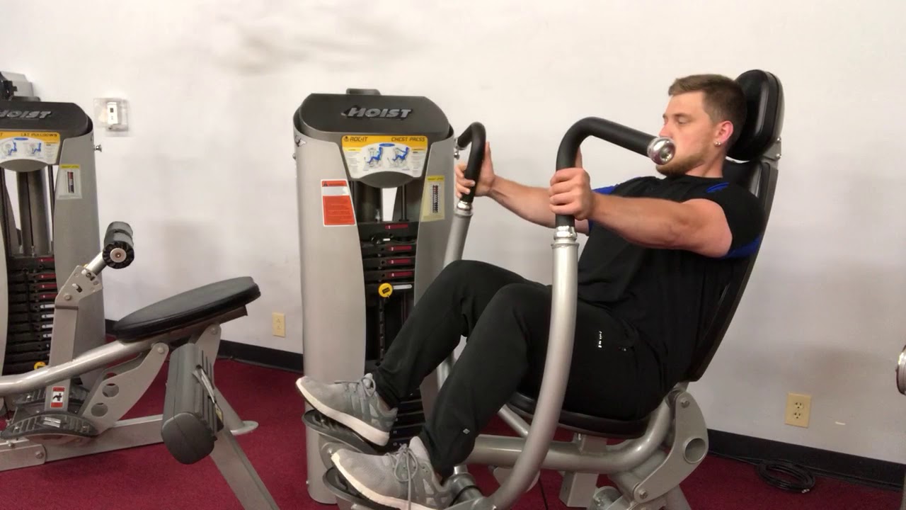 Chest Press Machine (Vertical Grip) - YouTube