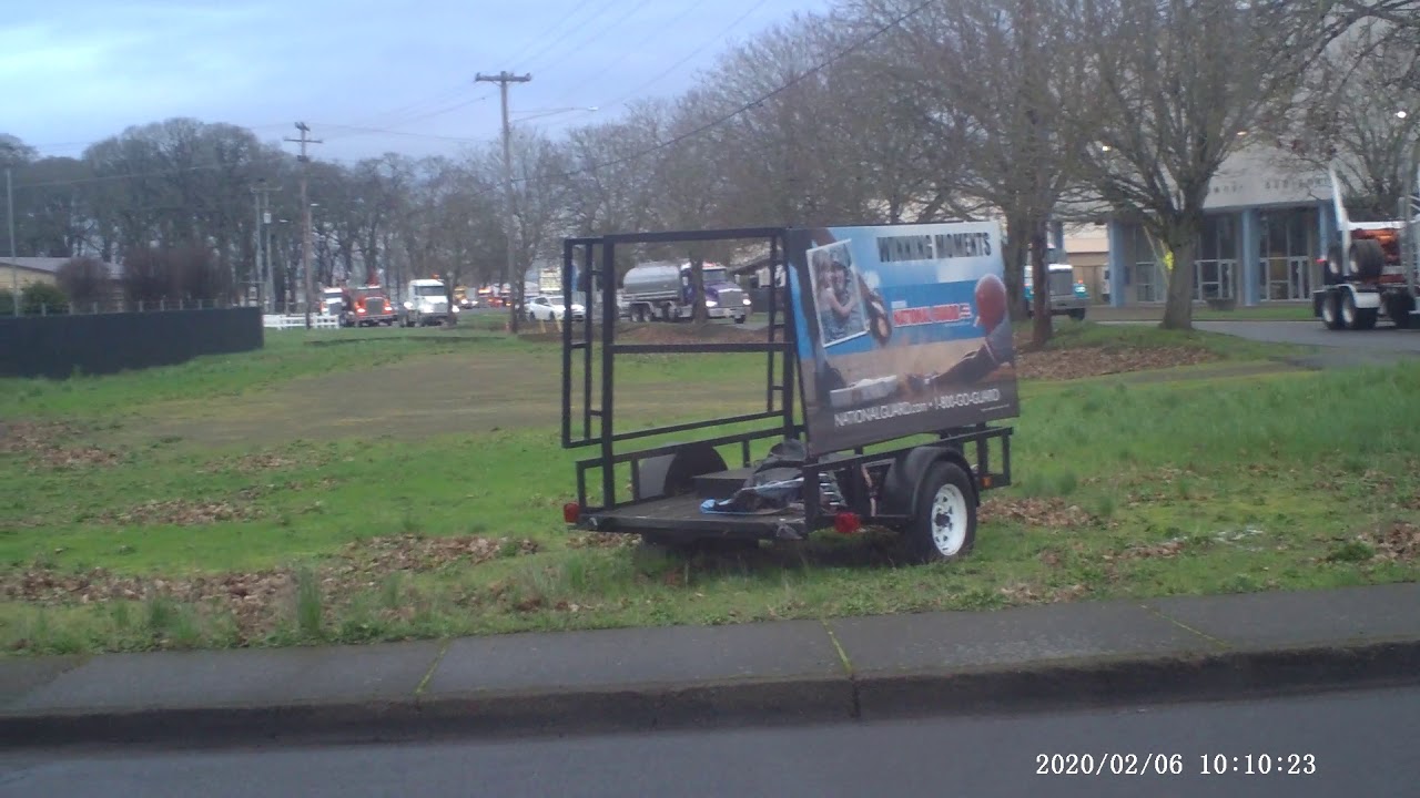 2020 2 6 # 5 Timber Unity Sunnyview & 17th convoy entering Oregon State ...