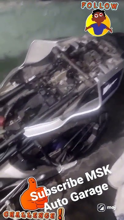 Yamaha R15 version V4 engine work.Subscribe MSK auto garege - YouTube