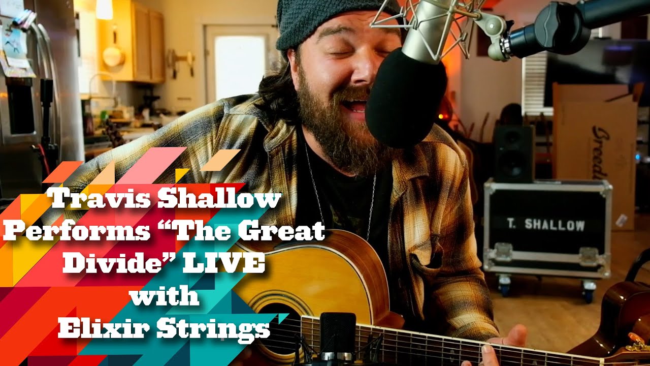 Travis Shallow's stunning rendition of "The Great Divide" with Elixir acoustic strings - YouTube
