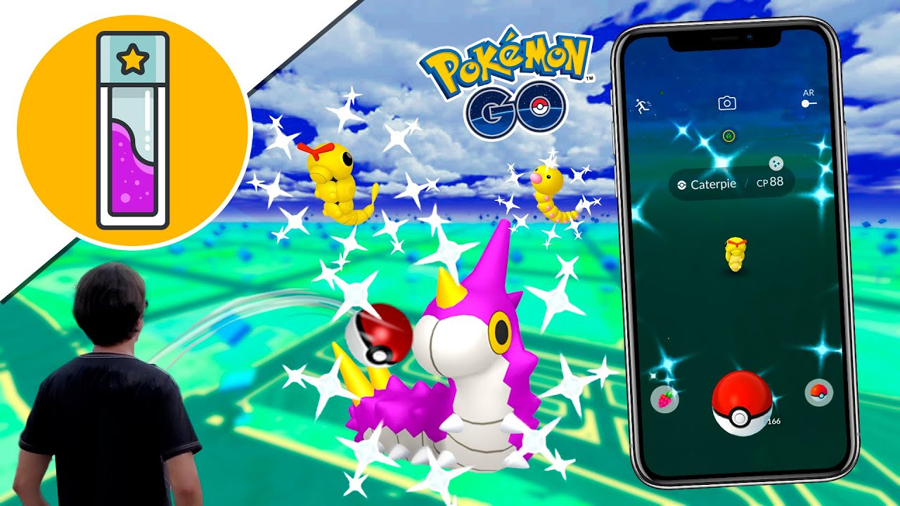 LIVE IRL! CATERPIE, WEEDLE E WURMPLE SHINY AGORA! DOBRO DE STARDUST ...