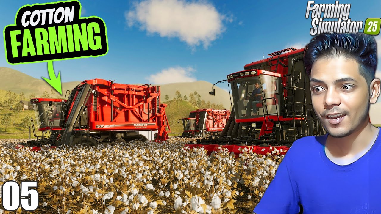 PLANTING COTTON AND BUY NEW TRAILER IN FARMING SIMULATOR 25 - PART-5 ...