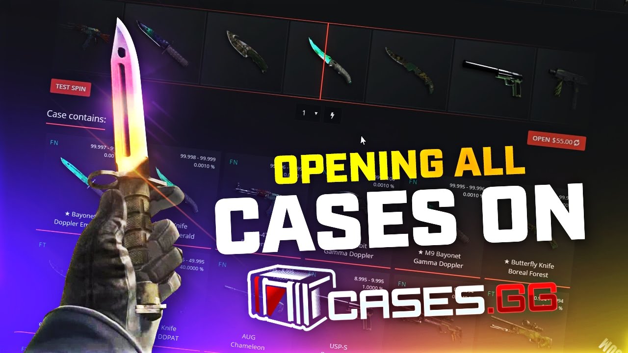 I Opened ALL Cases on CASES.GG! - YouTube