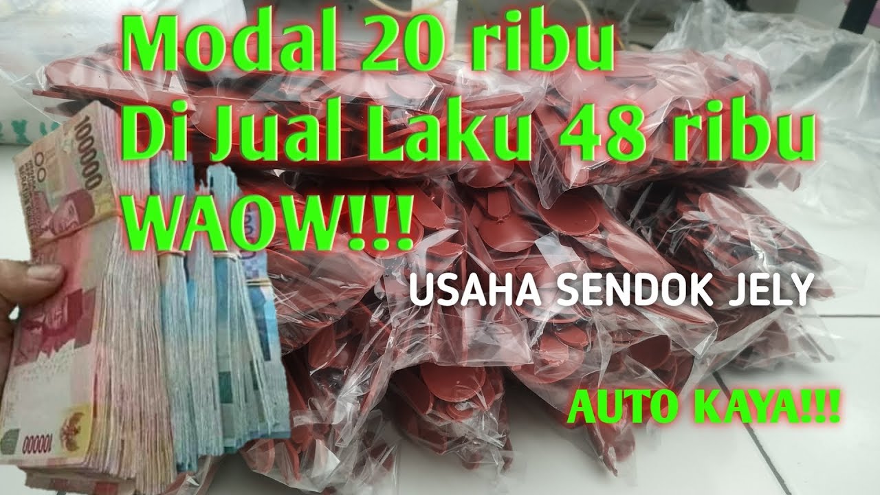Modal 20 ribu di jual menjadi 48 sampai 60 ribu !! usaha modal receh ...