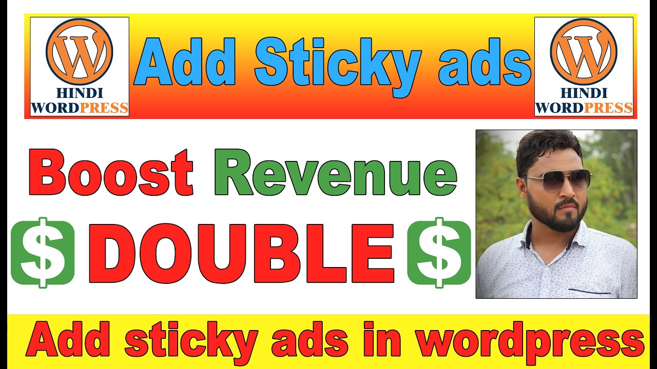 how to add sticky ads in wordpress | sticky ads wordpress plugin 2023 ...