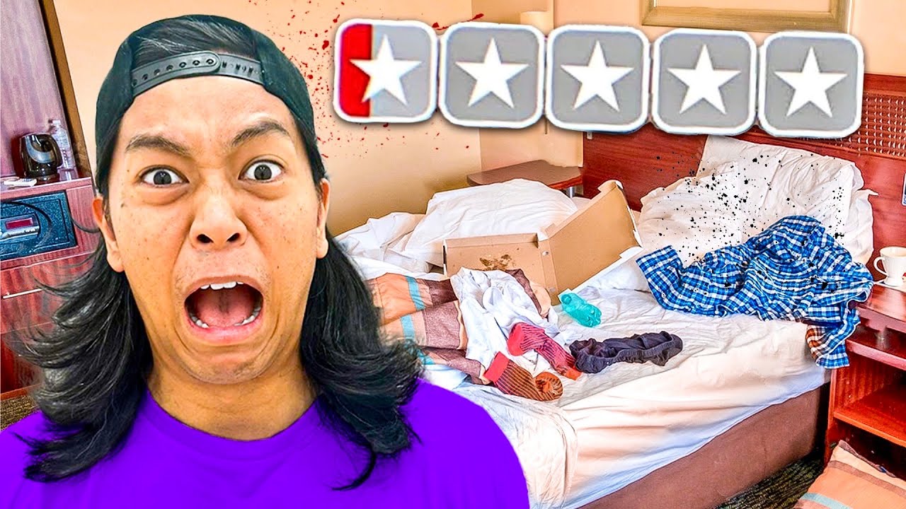 Staying at the WORST RATED Hotel in AMERICA! *SHOCKING* - YouTube