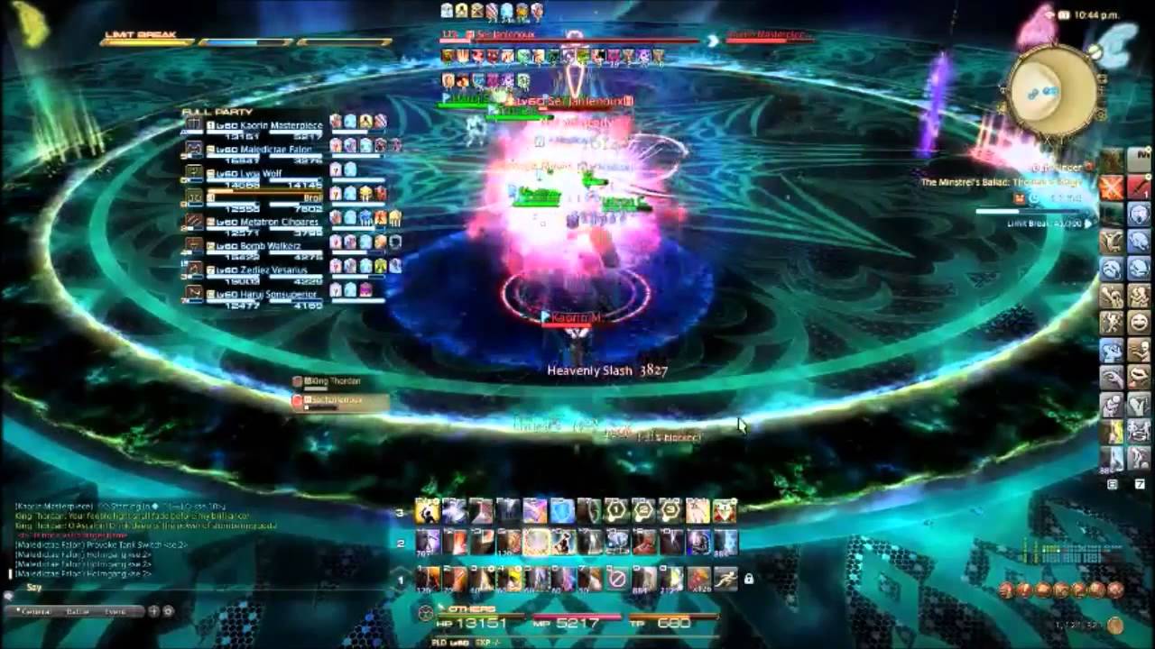 FFXIV [The Minstrel's Ballad : Thordan's Reign] PLD Position - YouTube