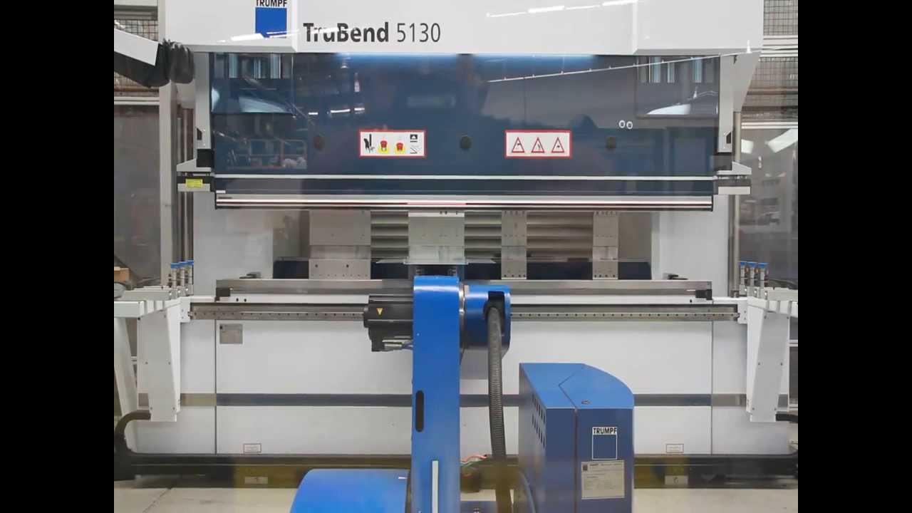 Caddy Storage Manufacturing Facility - Trumpf TruBend 5130 - YouTube