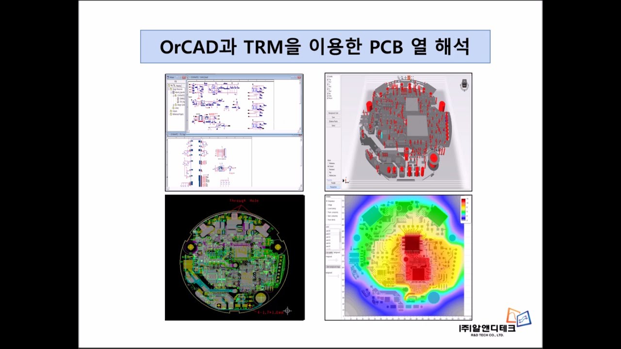 자동차 워터펌프 PCB 해석사례 ( OrCAD와 TRM을 이용 PCB열해석 ) - YouTube