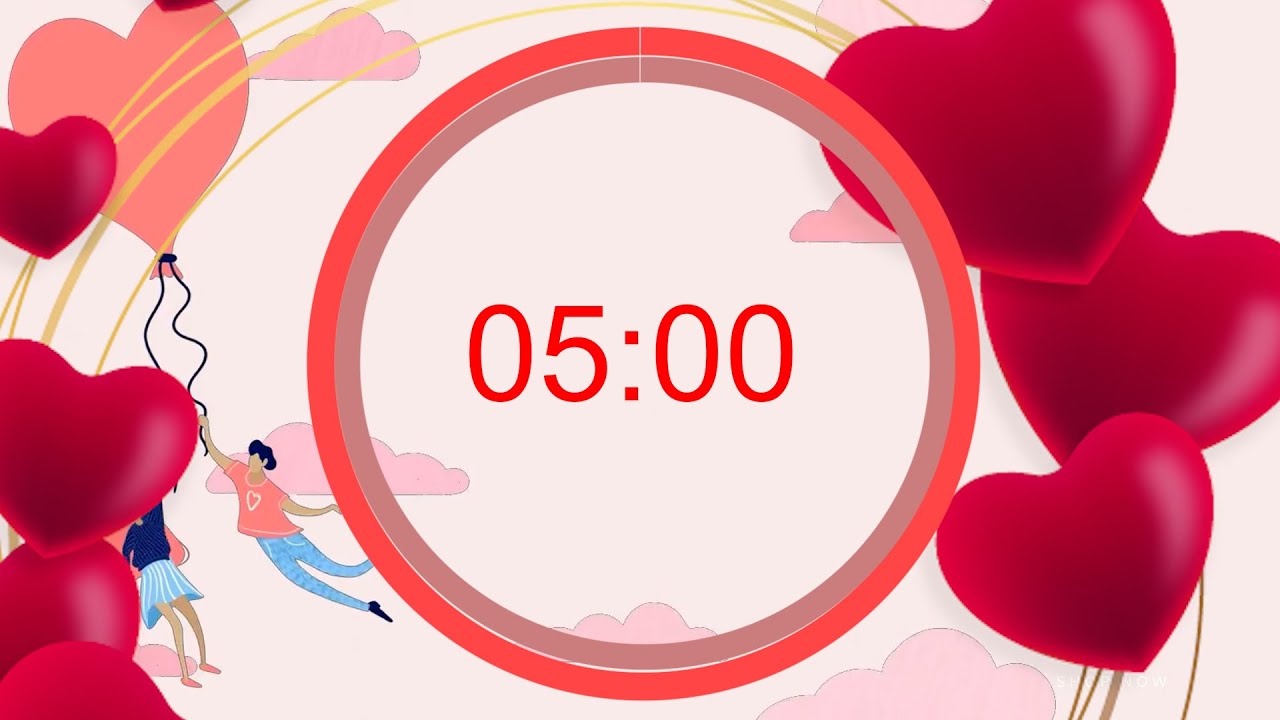 5 Minute Valentines Day Themed Timer - YouTube