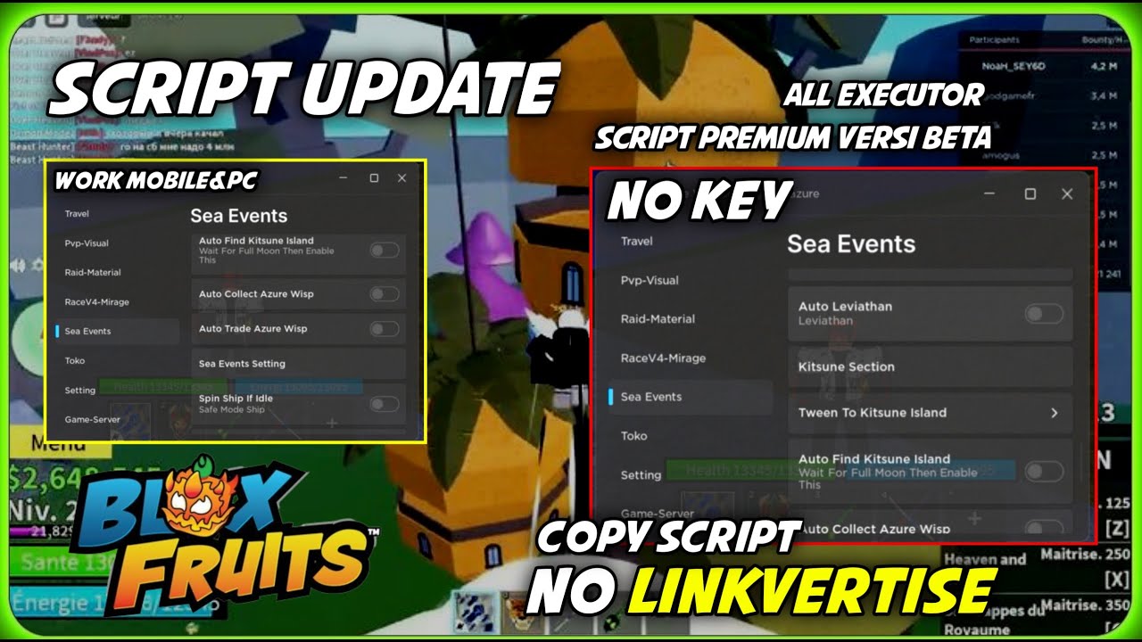 Update SCRIPT BLOX FRUIT TERBARU AUTO FIND KITSUNE ISLAND | BOAT SPEED ...