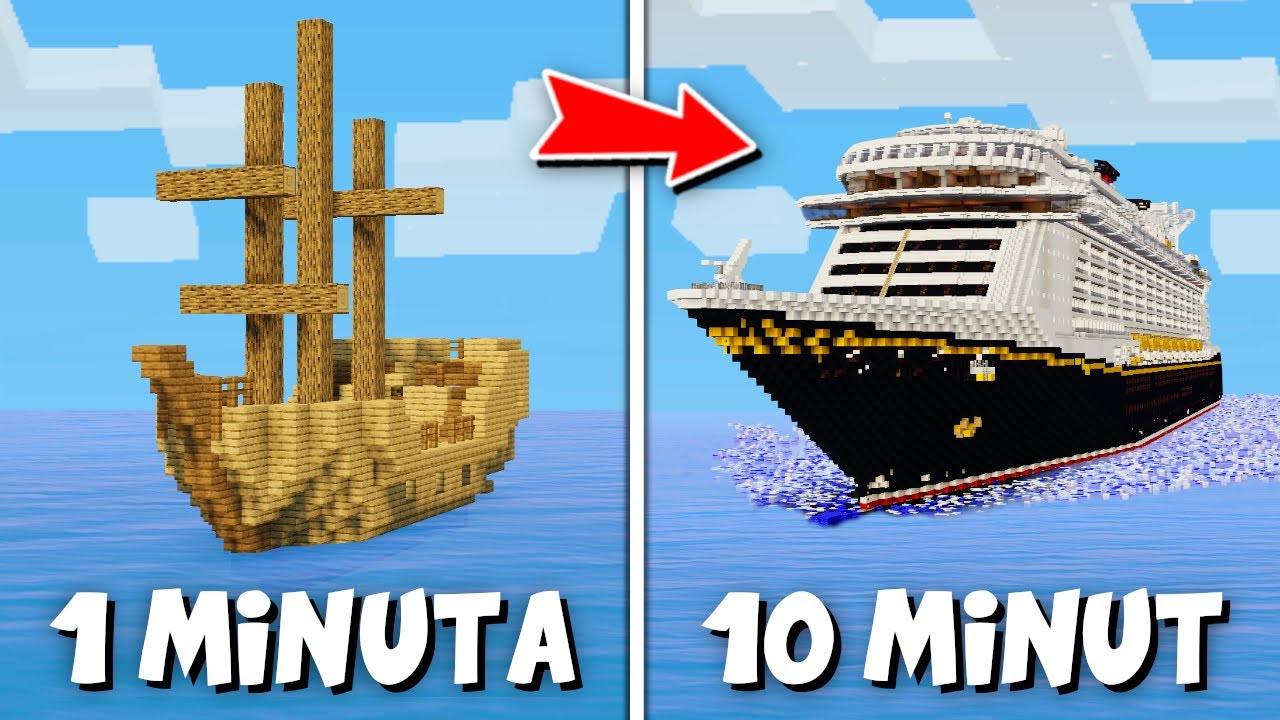 10 LOSOWYCH WIDZÓW ulepszyło STATEK w MINECRAFT! - YouTube