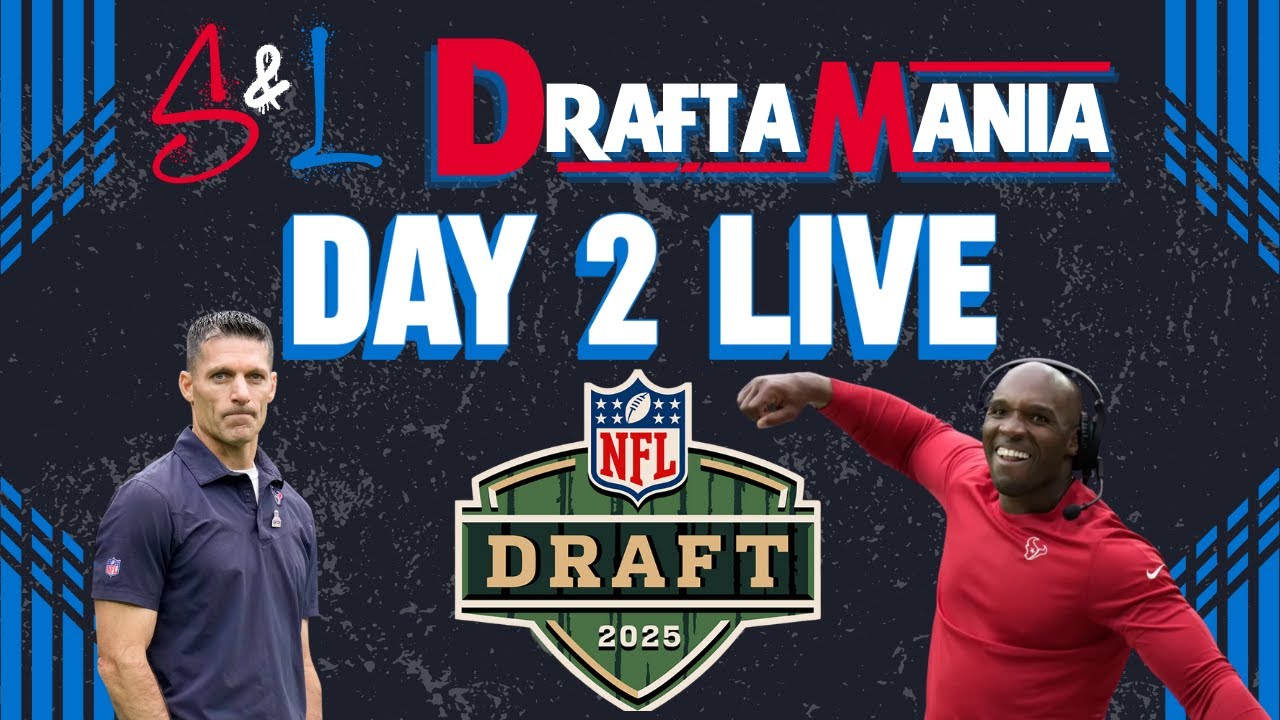 The Houston Texans FINALLY are Making Picks as Day Two is Here | Live ...