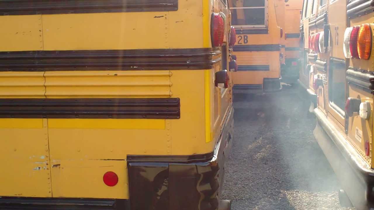 Diesel Bus At Auction Smoking Bad - YouTube