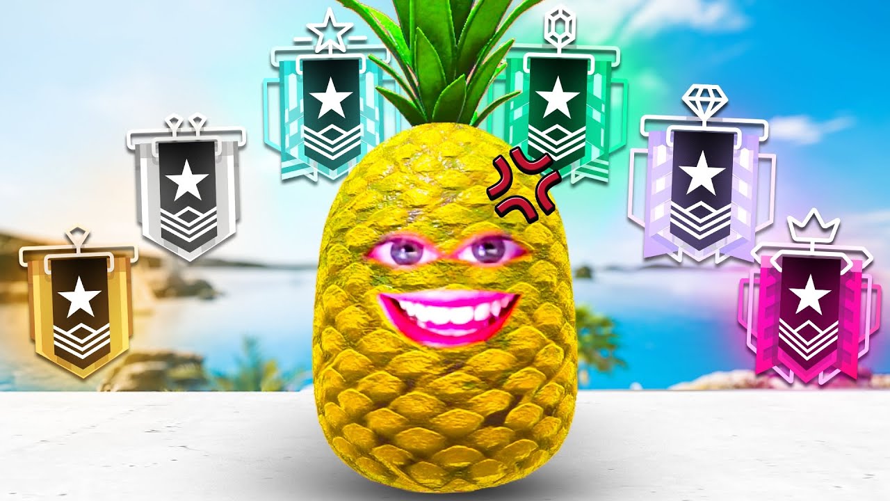 Sir Pineapple 1V1's EVERY RANK IN SIEGE - YouTube