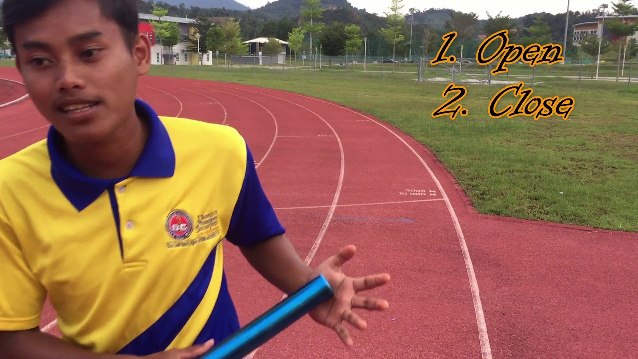 Kemahiran Asas Larian 4X100 Meter - YouTube