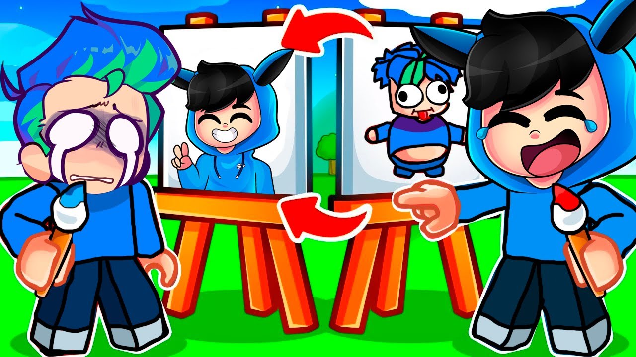 DIBUJA y CAMBIA en ROBLOX con Carlos Infinito ️🤩 - YouTube