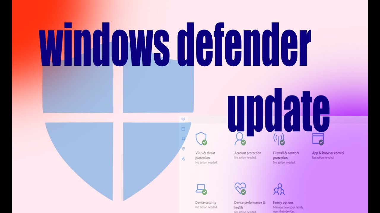 how to update windows defender - YouTube
