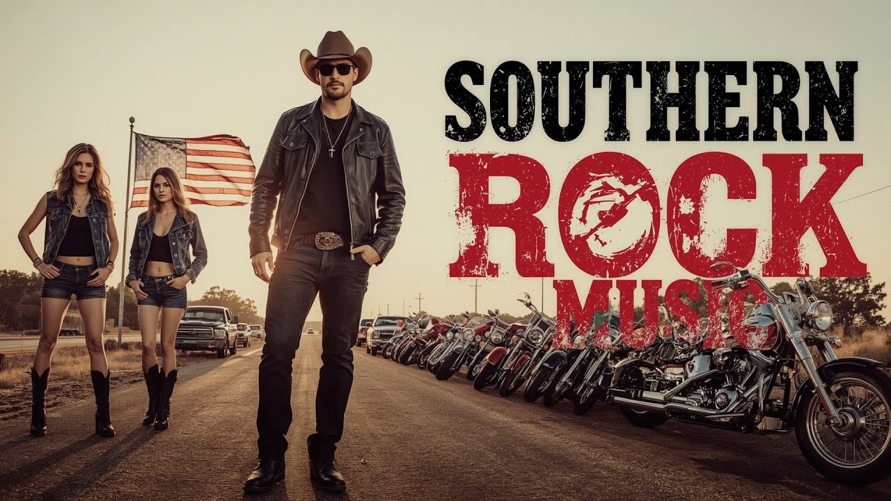 🎸🇺🇸 Best Southern Rock Redneck Music – Inspired by Lynyrd Skynyrd, ZZ ...