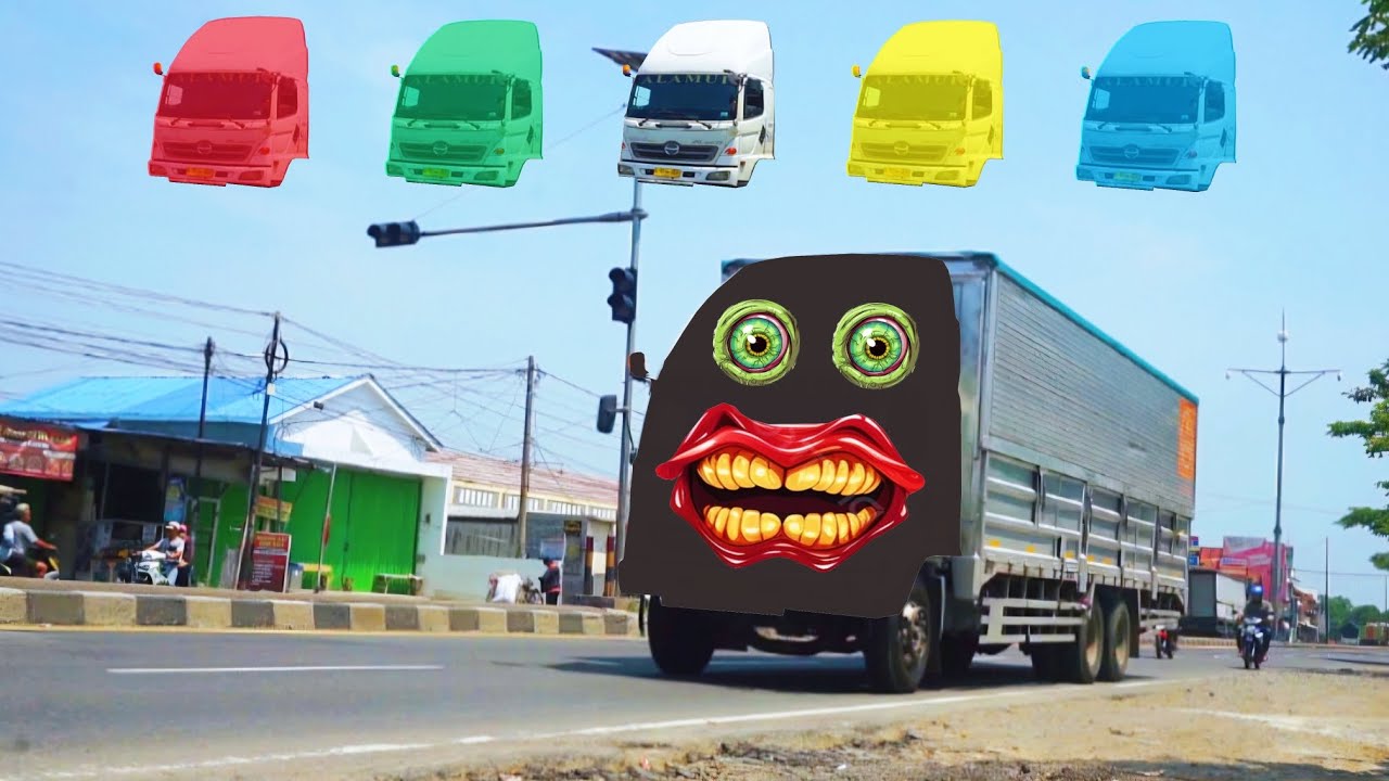 BIKIN GREGET ️ Tebak Gambar Muka Truck yang Lucu - YouTube
