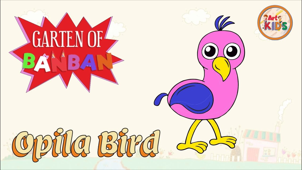How To Draw Opila Bird Garten of Banban - YouTube