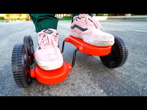 SKATEBOARD THAT YOU PEDAL?!