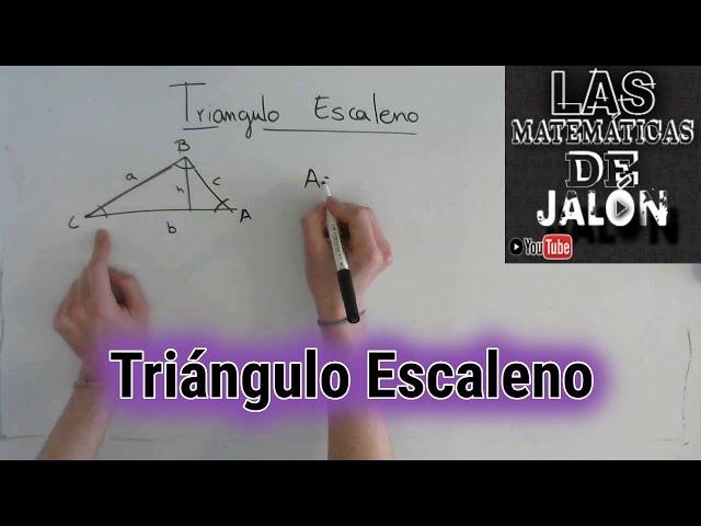 Caractersticas Del Triangulo Escaleno