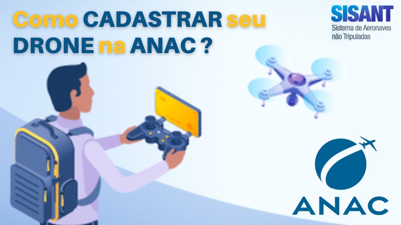 Como CADASTRAR Seu DRONE na ANAC - SISANT - Passo a Passo - YouTube