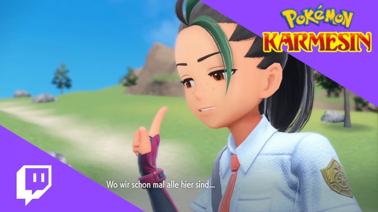 Apfelkuss im Schlund. Das macht das Herz bunt. Pokemon Karmesin mit nem ...