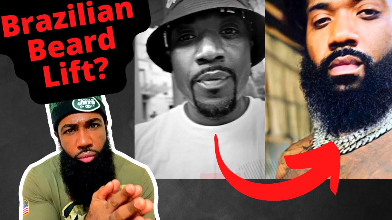 Lace Front? Nah, a Brazilian BEARD Lift! 😳 #BBL - YouTube