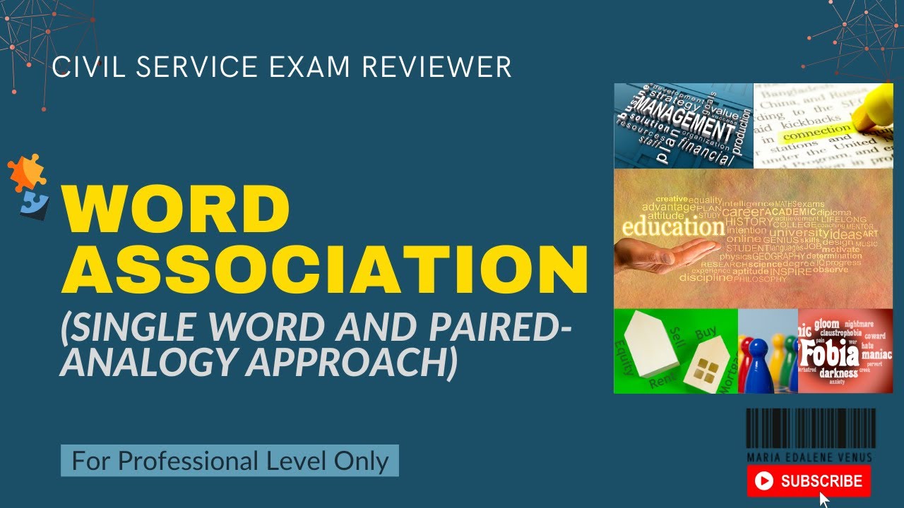 WORD ASSOCIATION - CSE REVIEWER 2020 - YouTube