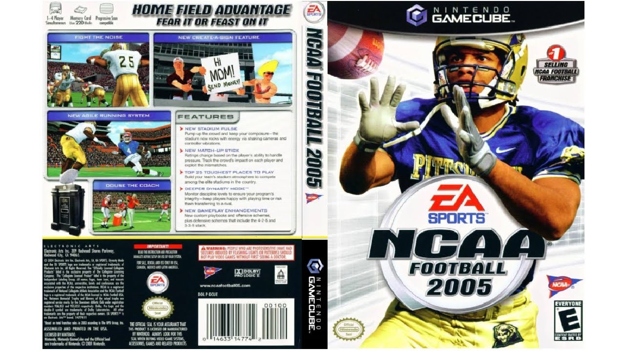 [NGC]NCAA Football 2005 Opening - YouTube