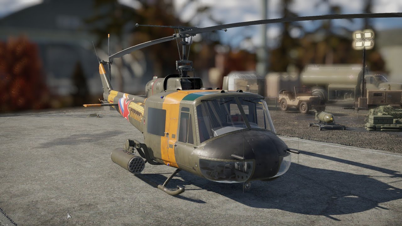 UH-1B Hiyodori, штурм танковая аркада War Thunder - YouTube