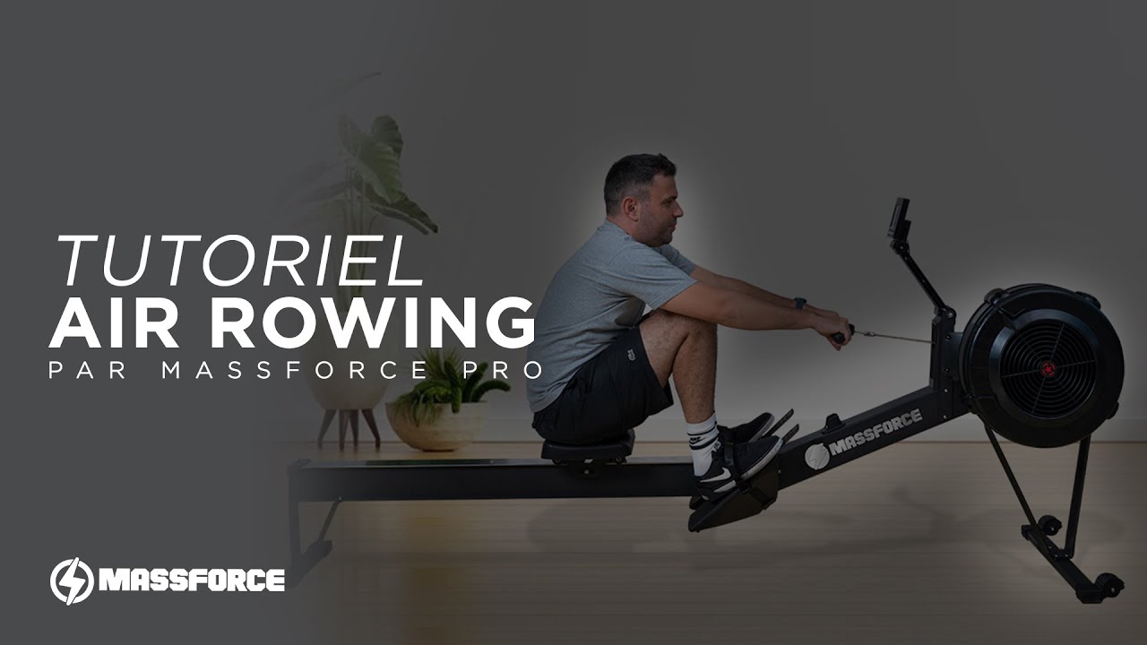 TUTORIEL AIR ROWING - Le rameur pour muscler son corps - YouTube