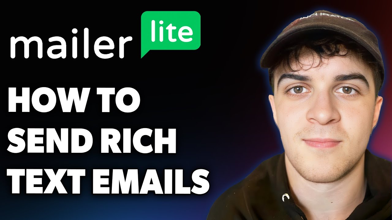 How to Send Rich Text Emails with Mailerlite (Full 2025 Guide) - YouTube